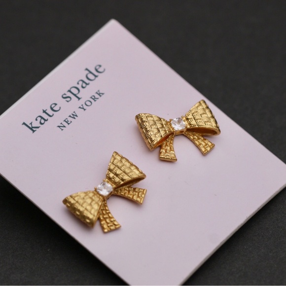 kate spade | Jewelry | Kate Spade Wrapped In A Bow Studs | Poshmark